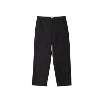 Obey Doppelknie Zimmermannshose- Schwarz - - Trousers - Herren - Schwarzk - W33