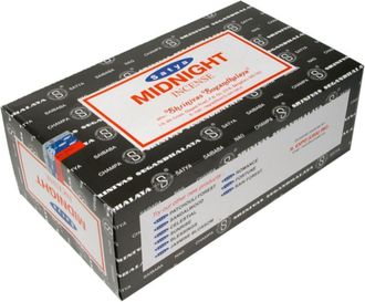 Satya Jewelry Räucherstäbchen Satya Midnight - Lot de 12 Packungen à 15 g