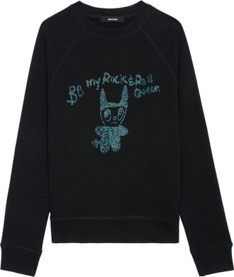 Zadig&Voltaire Upper Strass Sweatshirt - Schwarz