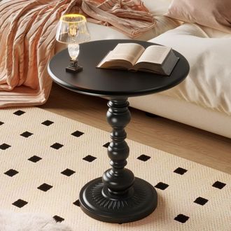 Generic Couchtisch Rund, Couchtisch Modern Mit R&ouml;Mischen S&auml;Ulen Und Verst&auml;Rktem Fu&szlig;, Gestell Aus Schmiedeeisen