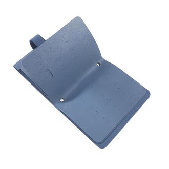 Generic Tragbarer Reise-Schmuckorganizer, Faltbares Ohrringetui Im Buchdesign, F&uuml;r Frauen Und M&uuml;tter(Blau)