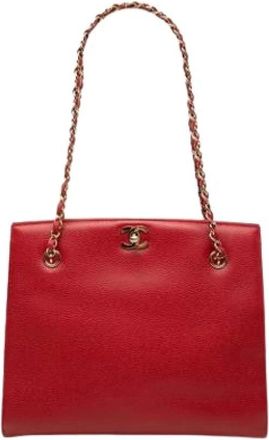 Chanel Pre-owned Sac bandouli&egrave;re vintage - Femme - Pre-owned - Rouge - Taille: ONE Size