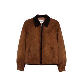 Miu Miu Quilted-design Corduroy-collar Jacket