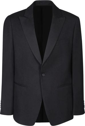 Lardini Homme, Costumes, Noir, Taille: S Wool Smoking Jacket