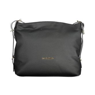 Valentino Schultertasche aus genarbtem Leder - - Bags - Damen - Schwarzk - ONE SIZE