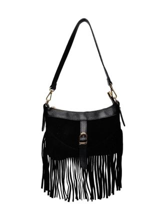 Anna Luchini Schwarz Rindsledertasche