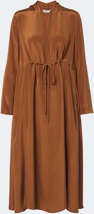 Max Mara Midikleid aus Seidensatin