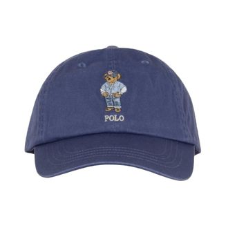 Polo Ralph Lauren Homme, Accessoires, Bleu, Taille: ONE Size Woven Cap