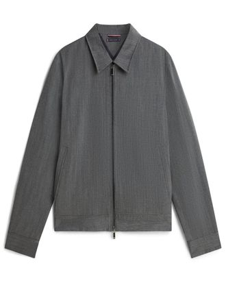 Tommy Hilfiger Casual Jacke mit Zip aus einem Wollmix in