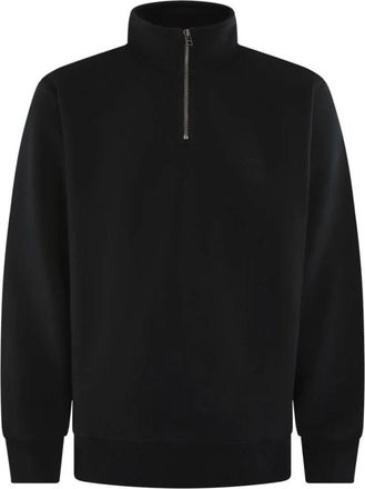 Olaf Hussein Homme, Sweatshirts et sweats à capuche, Noir, Taille: XL Signature Zip Mock