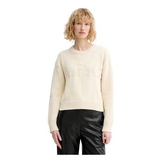 A.P.C. Tiago F Pullover - - Knitwear - Damen - Beige - S