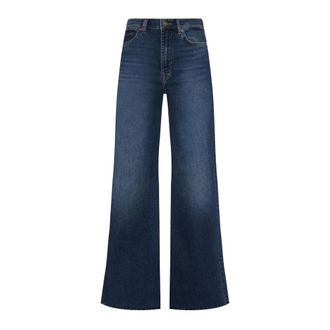 7 For All Mankind Flared Jeans mit G&uuml;rtelschlaufen - - Jeans - Damen - Blau - W31