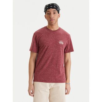 Quiksilver T-Shirt EQYKT04416 Dunkelrot Regular Fit