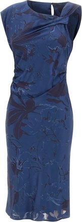 Kaos Kaos, Femme, Robes, Bleu, Taille: 38 FR Icona Midi Dress