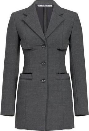 Alexander Wang Blazer tweed mi-long