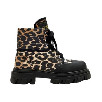 Ganni Schn&uuml;rstiefel - - Shoes - Damen - Mehrfarbig - 37 EU