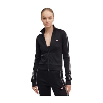 Diesel Femme, Sweatshirts et sweats &agrave; capuche, Noir, Taille: 36 FR Zip-throughs