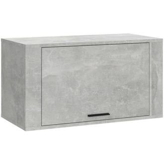vidaXL Wand-Schuhschrank Betongrau 70x35x38 cm Holzwerkstoff Vidaxl