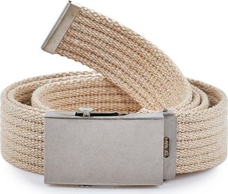 Merry Style Damen G&uuml;rtel Stoffg&uuml;rtel P20 (Hellbeige-Silber, 105 cm (Gesamtl&auml;nge 110 cm))