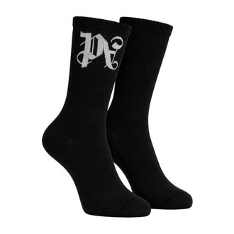 Palm Angels Monogramm-Socken - - Underwear - Herren - Schwarzk - S