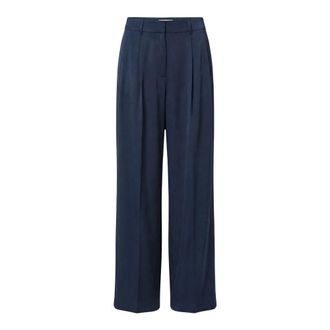 Michael Kors Drapey Satin Wide Leg Pants - - Trousers - Damen - Blau - XS