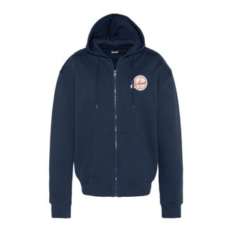 Schott NYC Schott Nyc, Homme, Sweatshirts et sweats &agrave; capuche, Bleu, Taille: S Zip Sweat &agrave; capuche