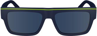 Calvin Klein Jeans Mens Sunglasses CKJ24603S - Blue with Solid Blue Lens