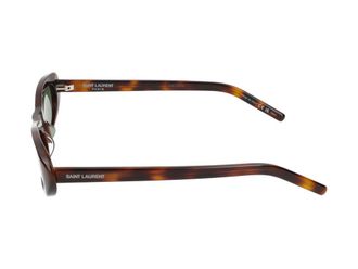 Saint Laurent Womens Sunglasses Sl 557 Shade 002 Havana Green 53-20-145 Acetate