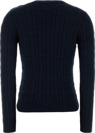 Polo Ralph Lauren Cable-Knit Cotton Blend Sweater - Navy