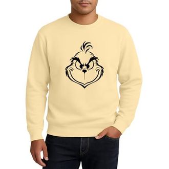 Generic Le Grinch Pull De Noel Homme Deguisement The Christmas Sweats zippé Ugly Sweater Femme Pulls Drole Famille Costume Sweatshirts Pyjama Sweat Adulte 202