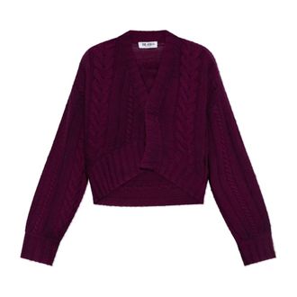 The Attico Wollpullover - - Knitwear - Damen - Lila - 2XS