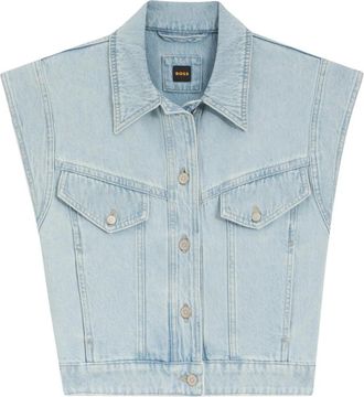 HUGO BOSS Regular-fit Weste - - Jackets - Damen - Blau - XS