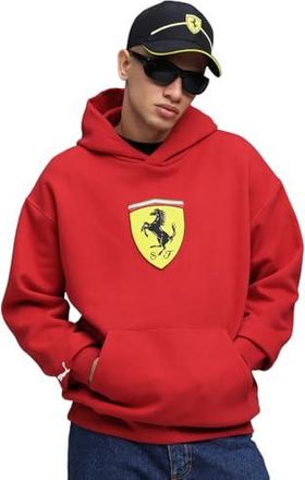 Puma Hoodie &agrave; &eacute;cusson Sportswear Scuderia Ferrari Homme M, Rosso Corsa Red