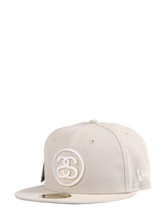 St&uuml;ssy x New Era 59FIFTY SS Link cap - Tons neutres