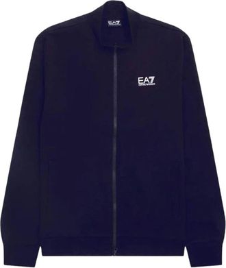 Emporio Armani Emporio Armani Ea7, Homme, Sport, Bleu, Taille: L Core Identity Zip-up SweaT-shirt