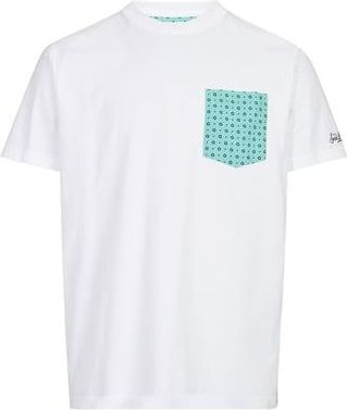 MC2 Saint Barth T-shirt Blanche droit uni en coton