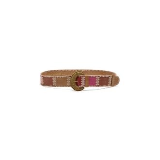 Maliparmi Maliparmi, Femme, Accessoires, Brun, Taille: 85 CM Patchwork Thread Belt