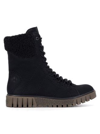 Rieker Schn&uuml;rschuhe Y3467-00 Schwarz