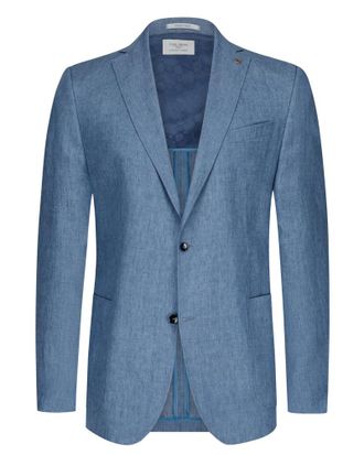 Carl Gross Teilgef&uuml;ttertes Leinensakko, Modern Fit in