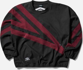Umbro Men s 1993 Drill Polo Black / Burgundy