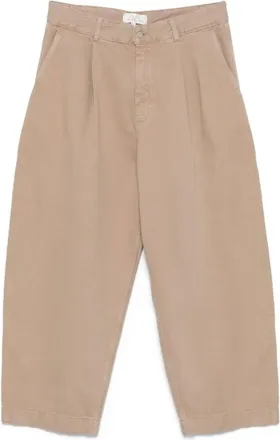 STUDIO NICHOLSON Homme, Pantalons, Brun, Taille: L Jean Marron avec D&eacute;tails Beige