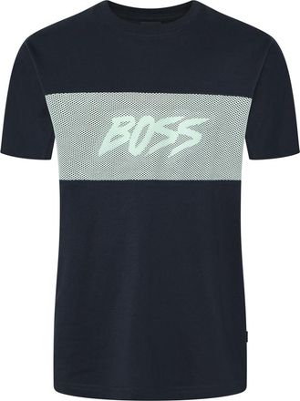 HUGO BOSS T-Shirt aus Baumwolle mit Front-Print in