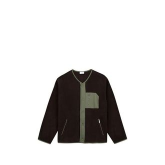 Maison Labiche Blouson droit col v en coton