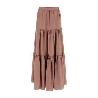 Guess Femme, Jupes, Brun, Taille: 38 FR Maxi Skirt