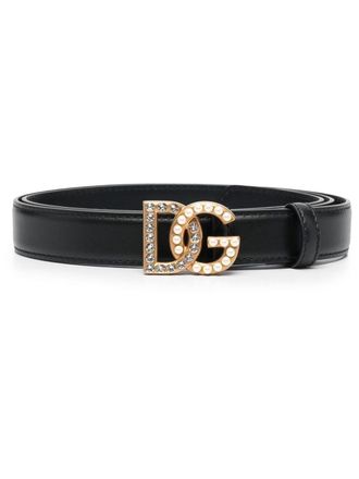 Dolce & Gabbana Verzierter Gürtel - Schwarz