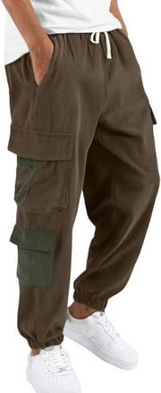 Generic KIYEUK6011775 Pantalon de travail pour homme Taille &eacute;lastique Pantalon de surv&ecirc;tement d&eacute;contract&eacute; pour homme Pantalon de surv&ecirc;tement pour homme Pantal