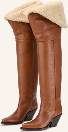 Chlo&eacute; Overknee-Stiefel braun
