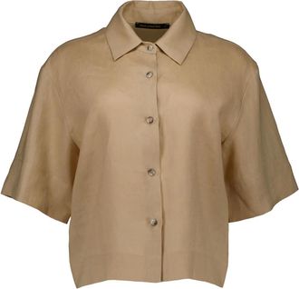 Greek Archaic Kori Femme, Blouses et Chemises, Beige, Taille: 42 FR 1005032 Top