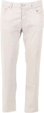 Jacob Cohen Homme, Pantalons, Blanc, Taille: W38 Pant 5 PKT Slim FIT Nick