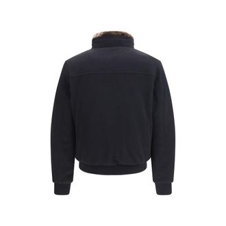 Moorer Mens Black Cashmere Bomber Clothing